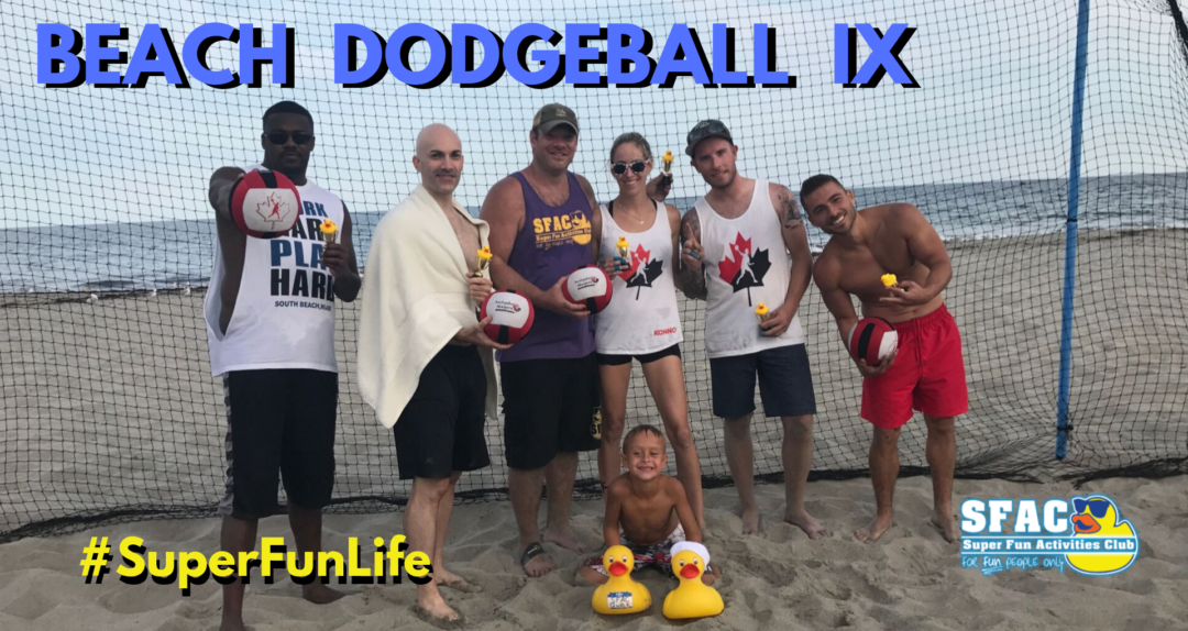 SFAC Beach Dodgeball IX - Narragansett, RI - Super Fun Activities Club